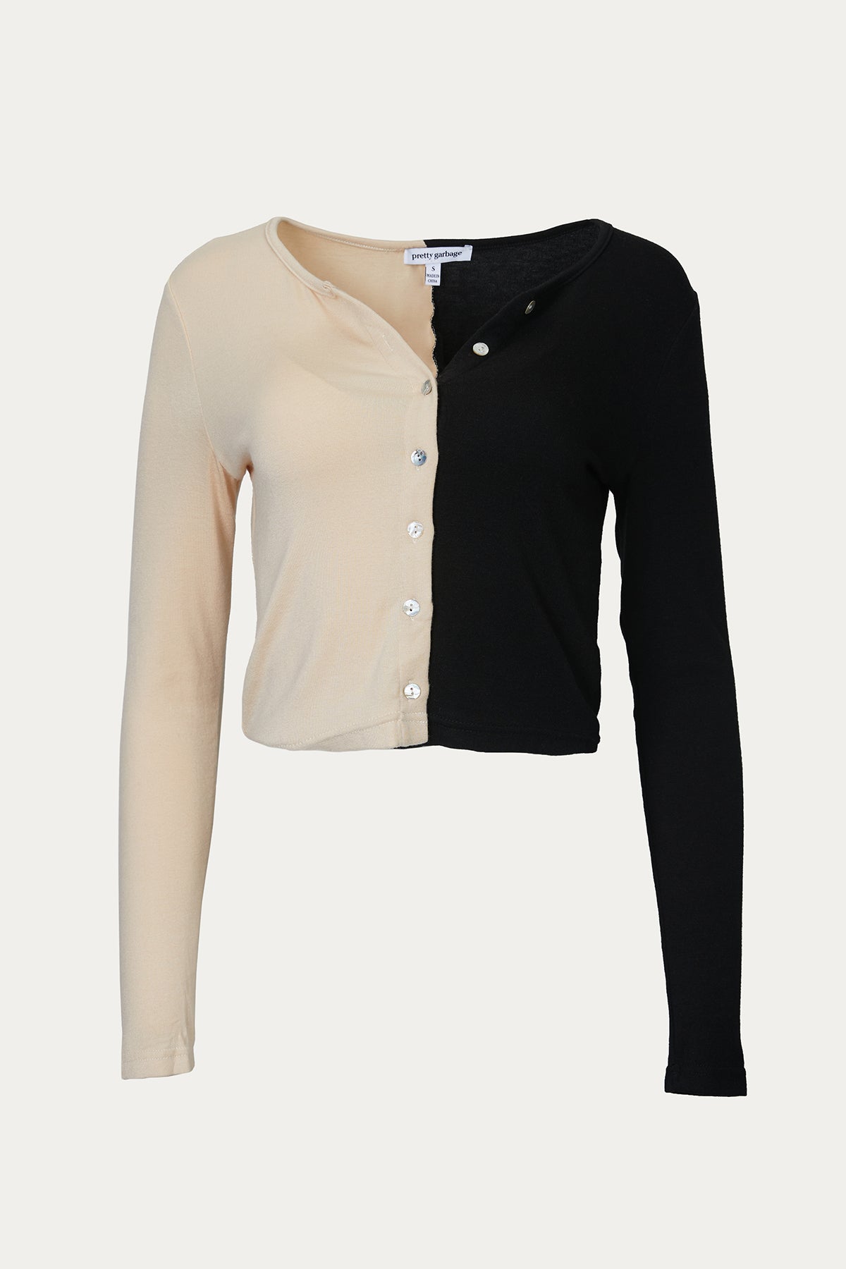 PRETTY GARBAGE | COLORBLOCK CARDIGAN | The Silence Company
