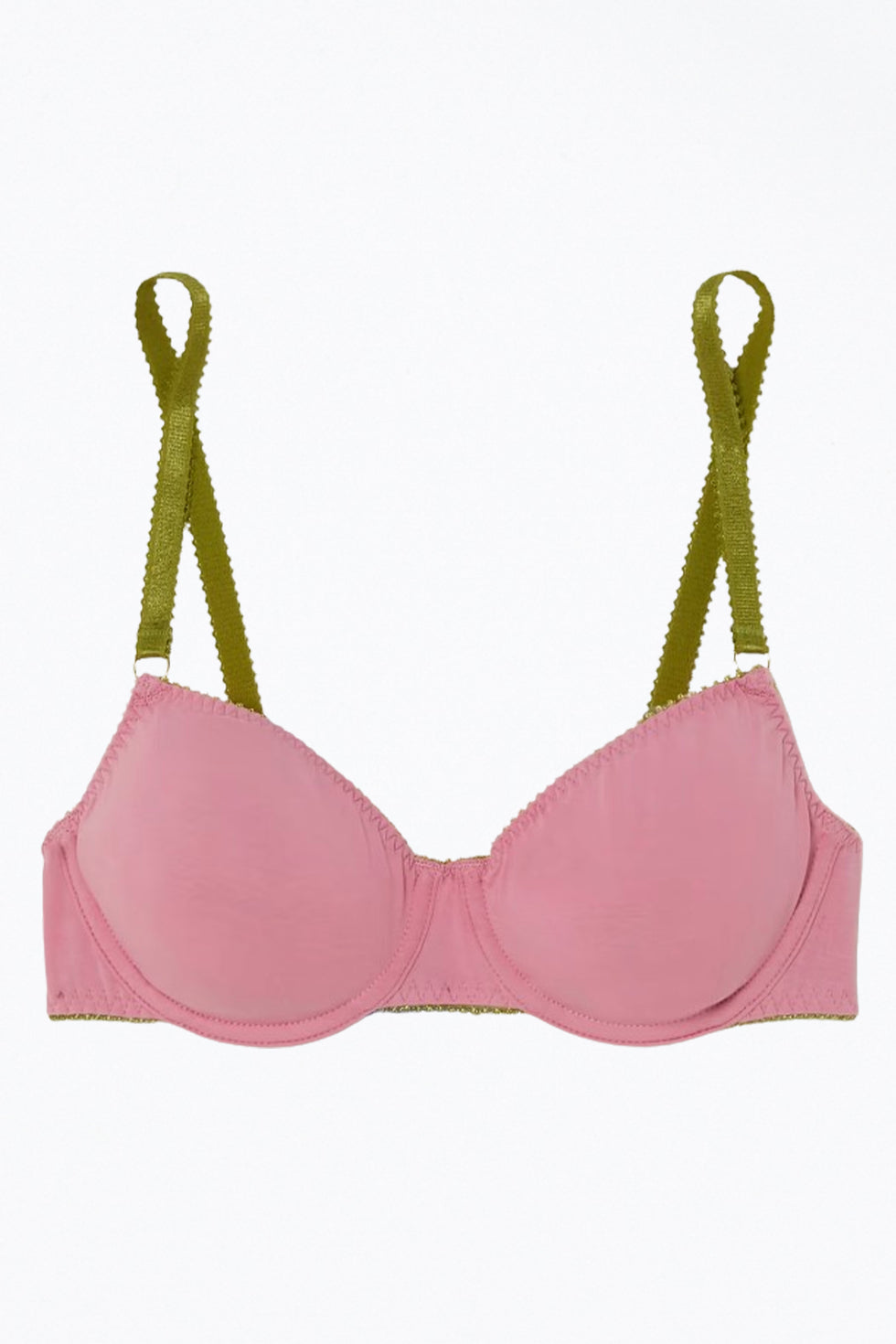 PINK THEA ORGANIC COTTON UNDERWIRE BRA | DORA LARSEN | The Silence Company